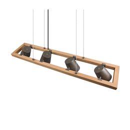 Trio Pendelleuchte &raquo;Bell&laquo; - 100x21x150cm - schwarz -