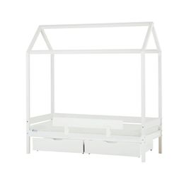 Tchibo - Kinderbett &raquo;Ida-Marie&laquo; mit Schubladen und Rausfallschutz - 166x76x175cm - wei&szlig; -
