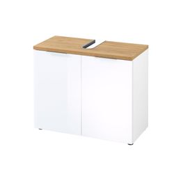 Tchibo - Waschbecken-Unterschrank &raquo;Pescara&laquo; - 70x34x58cm - braun - Holz / Glas