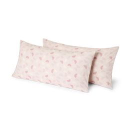 Tchibo - 2 Renforc&eacute;-Kopfkissenbez&uuml;ge - ros&eacute;