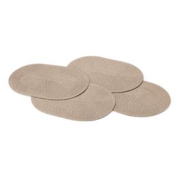 Tchibo - 4 abwischbare Platzsets - beige
