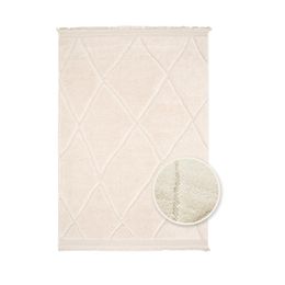 Tchibo - Indoorteppich &raquo;Nativo Boho Lines&laquo; - wei&szlig;