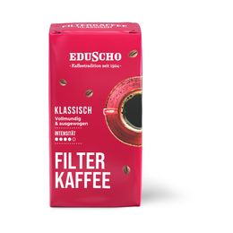 EDUSCHO Filterkaffee Klassisch - 500 g Gemahlen - Intensit&auml;t: 4/5