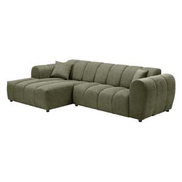 Tchibo - Longchair links mit Sofa 2-Sitzer rechts&raquo;Loftwave&laquo; - 268x155x73cm - schwarz - Polyester / Polyamid / Holz
