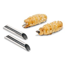 Tchibo - 4 Schaumrollenformer - silber