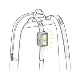 Tchibo - LED-Stirnlampe - schwarz