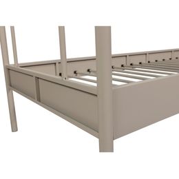 Tchibo - Woood Metall-Einzelbett &raquo;Mata&laquo; - 208x95x90cm - braun -