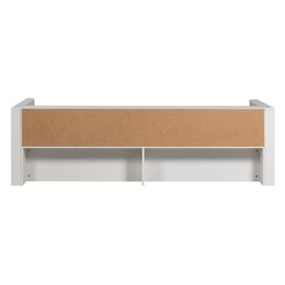Tchibo - Woood Kiefernholz-Bed-Bank &raquo;Carter&laquo; - 215x118x67cm - wei&szlig; -