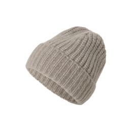 Tchibo - Strickm&uuml;tze mit Wolle - taupe