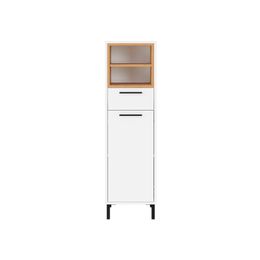 Tchibo - Mediumschrank &raquo;Loria&laquo; - 34x34x119cm - braun - Holz