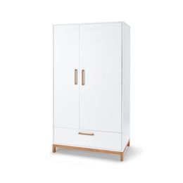 Tchibo - Kleiderschrank - 100x60x180cm - braun - Holz / Eichenholz / Metall