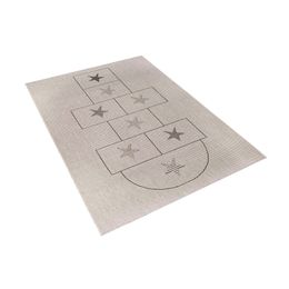 Tchibo - Kinderteppich Cabane H&uuml;pfkasten - beige
