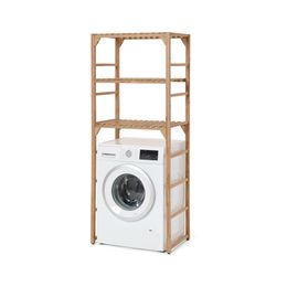 Tchibo - Massivholz-Waschmaschinenregal - 69x48x176cm - braun - Holz / Rubberwood-Holz