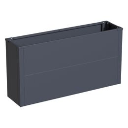 Tchibo - Pflanzkasten mit Einlegeboden - 100x25x52cm - anthrazit - Stahl