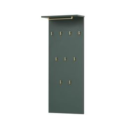 Tchibo - Garderobenpaneel &raquo;Kent&laquo; - 50x21x110cm - gr&uuml;n - Holz / Metall / Metall