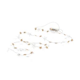 Tchibo - LED-Lichterkette &raquo;Papiersterne&laquo; - offwhite