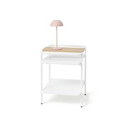 Tchibo - Beistelltisch - 40x40x50,5cm - wei&szlig; - Metall