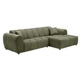 Tchibo - Longchair rechts mit Sofa 2-Sitzer links &raquo;Loftwave&laquo; - 268x155x73cm - schwarz - Polyester / Polyamid / Holz