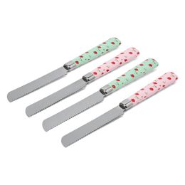 Tchibo - 4 Fr&uuml;hst&uuml;cksmesser - silber