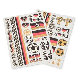 Tchibo - WM-Fan-Tattoos - mehrfarbig