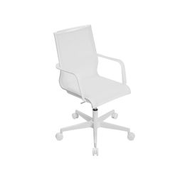 Topstar B&uuml;rostuhl &raquo;Sitness Life 40&laquo; - 57x62x84cm - wei&szlig; - Polyester / Stahl / Kunststoff