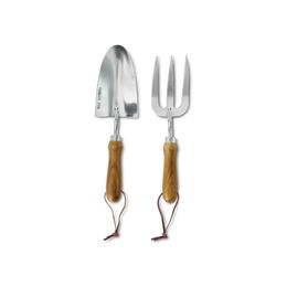 Tchibo - Gartenwerkzeug-Set - silber