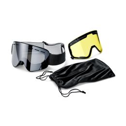 Tchibo - Schneebrille mit magnetischen Wechselscheiben - silber