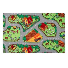 Tchibo - Spielteppich Bauernhof - mehrfarbig