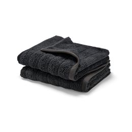 Tchibo - 2 Premium-Handt&uuml;cher - schwarz