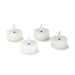 Tchibo - 4 LED-Echtwachs-Teelichter - wei&szlig;
