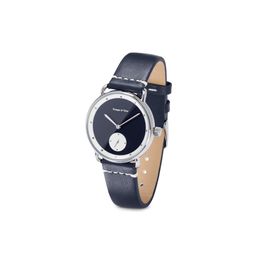 Tchibo - Edelstahl-Damen-Armbanduhr mit kleiner Sekunde - silber