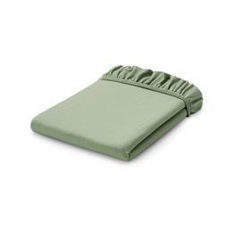 Tchibo - Premium-Jersey-Spannbettlaken - gr&uuml;n