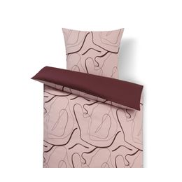 Tencel -Baumwoll-Bettw&auml;sche - rosa