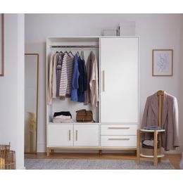 Tchibo - Garderobenschrank &raquo;Eklund&laquo; - 140x40x180cm - braun -