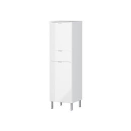 Tchibo - Schrank &raquo;Mauresa&laquo; - 34x34x120cm - chrom - Holz