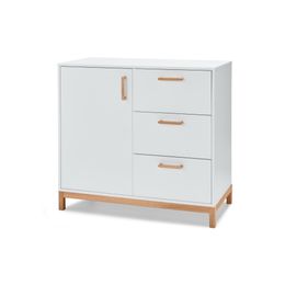 Tchibo - 2-in-1: Kommode und Kleiderschrank - 100x50x92,5cm - braun - Holz / Eichenholz / Metall