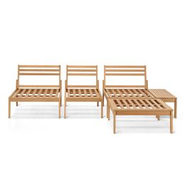 Tchibo - Modulares Lounge-Set &raquo;Lenja&laquo; - 80x80x41,5cm - grau -