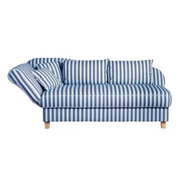 Max Winzer R&eacute;camiere &raquo;Saturn&laquo; - 200x88x82cm - braun - Baumwolle / Polyester / Buchenholz
