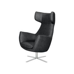 Tchibo - Ohrensessel &raquo;Sansa&laquo; Gcp129 - 80x78x123cm - dunkelgrau - Polyester / Metall / Metall