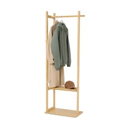 Tchibo - Kleiderst&auml;nder mit Ablage - 64x35x175cm - naturfarben -