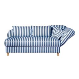 Max Winzer R&eacute;camiere &raquo;Saturn&laquo; - 200x88x82cm - braun - Baumwolle / Polyester / Buchenholz