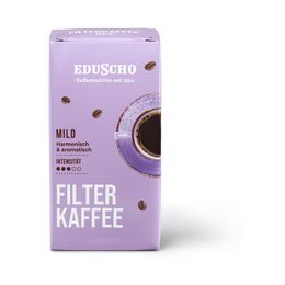 EDUSCHO Filterkaffee Mild - 500 g Gemahlen - Intensit&auml;t: 3/5