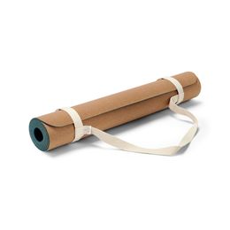 Tchibo - Kork-Yoga-und-Fitnessmatte - wei&szlig;
