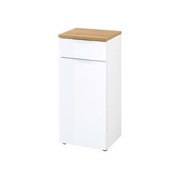 Tchibo - Unterschrank &raquo;Pescara&laquo; - 39x34x86cm - braun - Holz / Glas