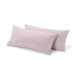 Tchibo - 2 Jersey-Kopfkissenbez&uuml;ge - ros&eacute;