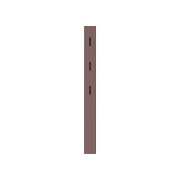 Tchibo - Garderobenpaneel mit schwarzen Haken - 15x3x170cm - schwarz -