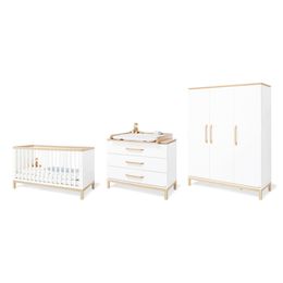 Pinolino - 3-teiliges - 145x75x84cm - wei&szlig; - Holz / Holz