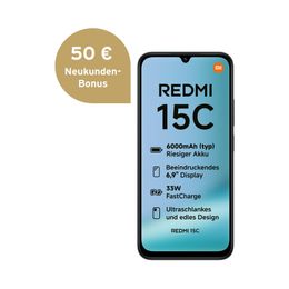 Xiaomi Redmi 15C 128 GB Midnight Black