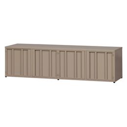 Tchibo - Woood Metall-TV-Schrank &raquo;Level&laquo; - 160x44x44cm - braun - Stahl