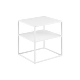 Tchibo - Beistelltisch &raquo;Newton&laquo; - 45x40x50,5cm - wei&szlig; - Metall